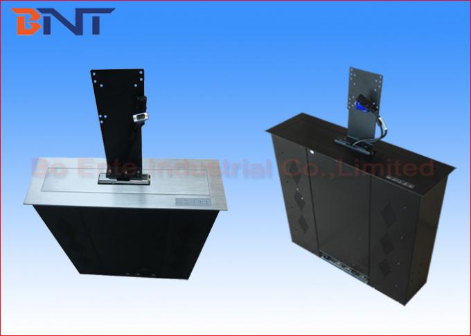 Motorized Computer Monitor Lift , Pop Up Desktop Computer Lifter