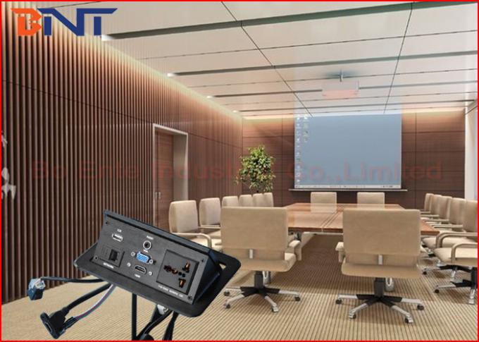 Multimedia Conference Desktop Hidden Pop Up Power Outlets With HDMI ...