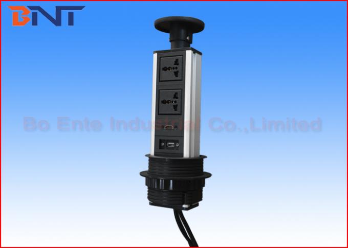 Manual Pop Up Counter Outlet , Vertical Pull Up Kitchen Worktop ...