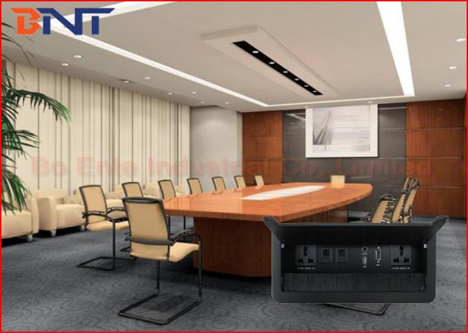 Manual Flip Up Power Outlet , Compact Table Top Electrical Outlets