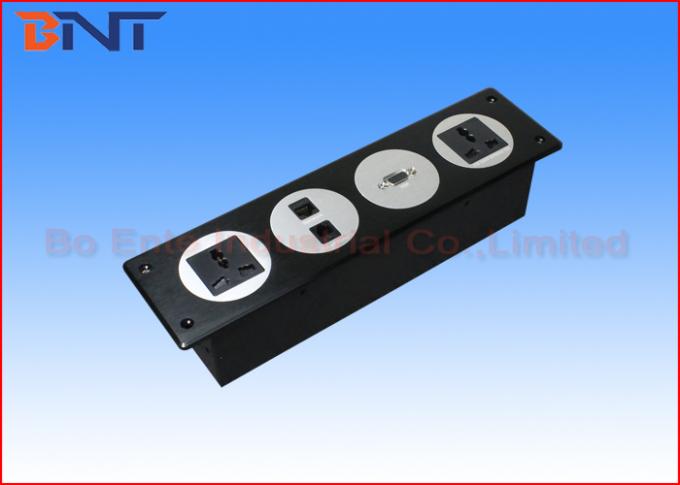 Modular Design Multimedia Wall Socket Plates For Office / Lecture Room