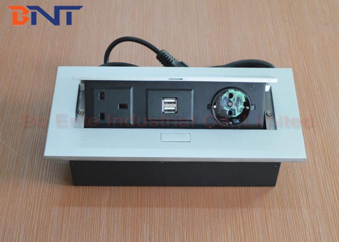 Customized Conference Table Pop Up Outlets UK / EU Standard USB Charger