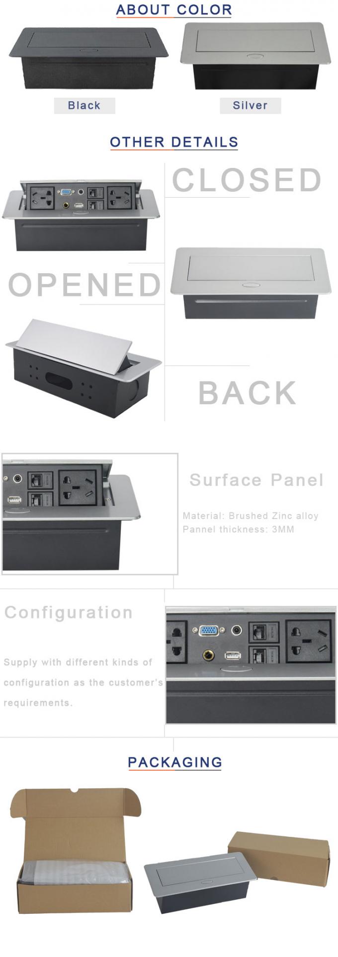 Furniture Pop Up Multimedia Connector Rounded Corner Oval Pop Up Button ...