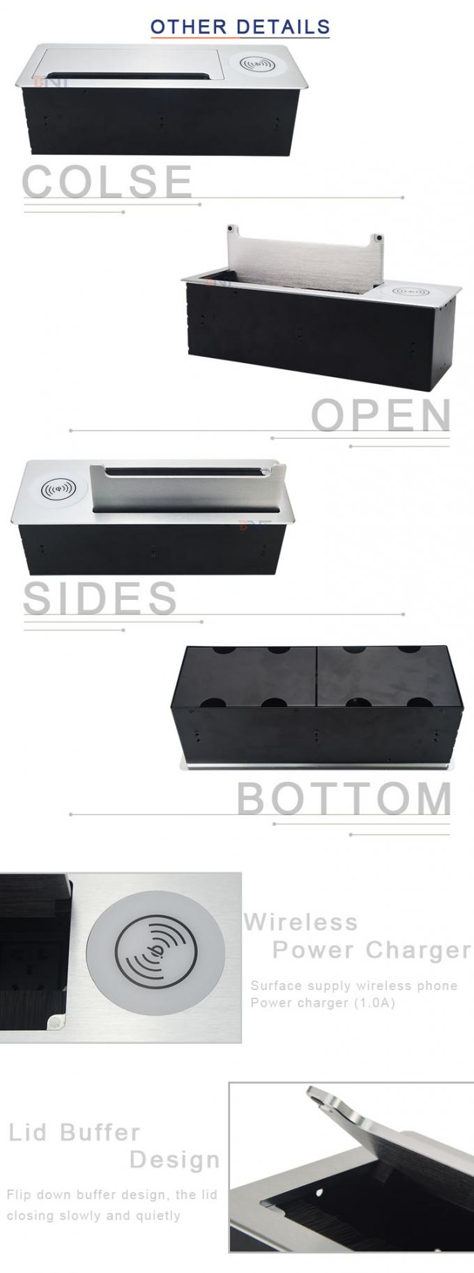 Flip Up Desktop Electrical Sockets For Hotel Room