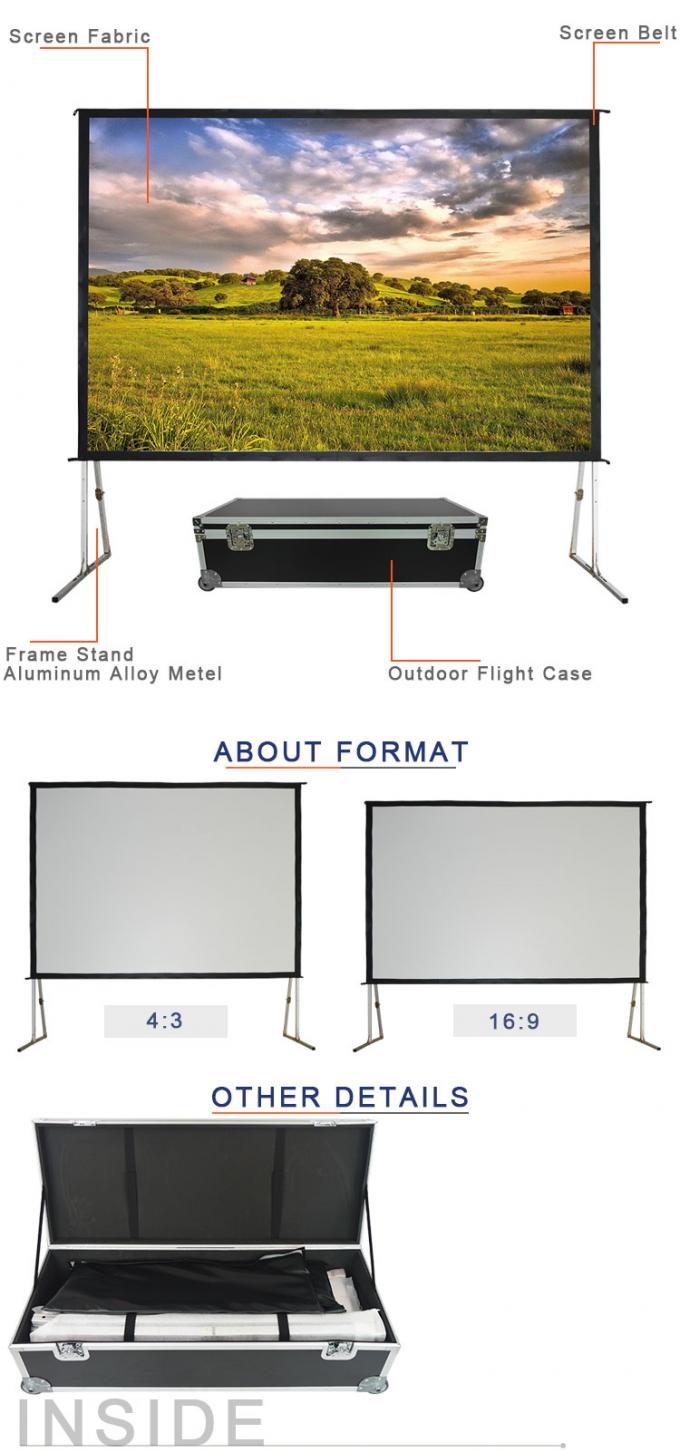 350 Inch Fast Fold Projector Screen