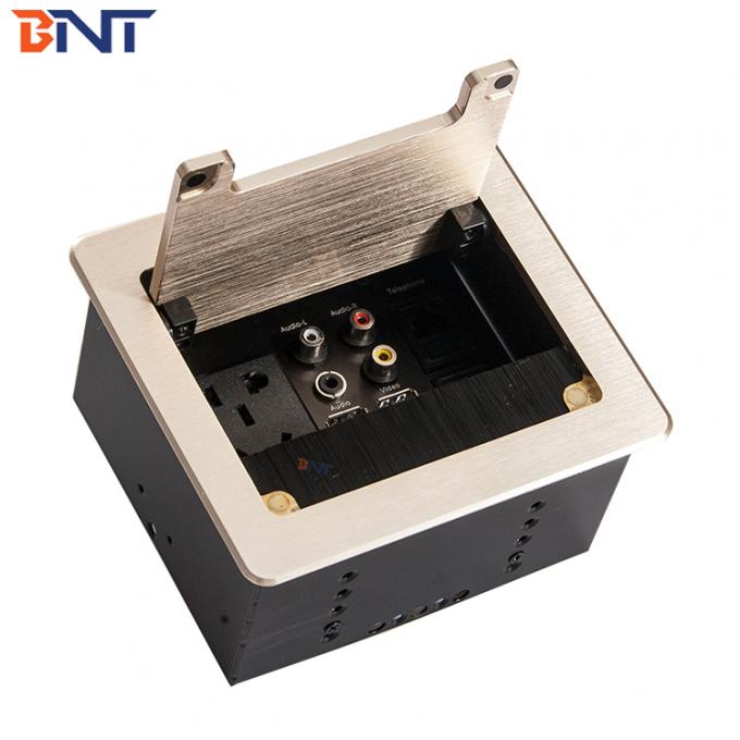 Tabletop Flip Up Power Outlet For Conference Room / Training Room