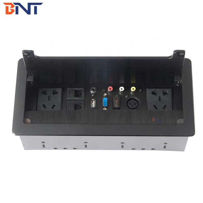 universal plug clamshell brush desk power socket cable grommet box ...