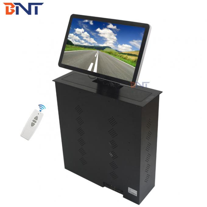 Conference Room Motorized Computer Monitor Lift , Desktop Computer Pop ...