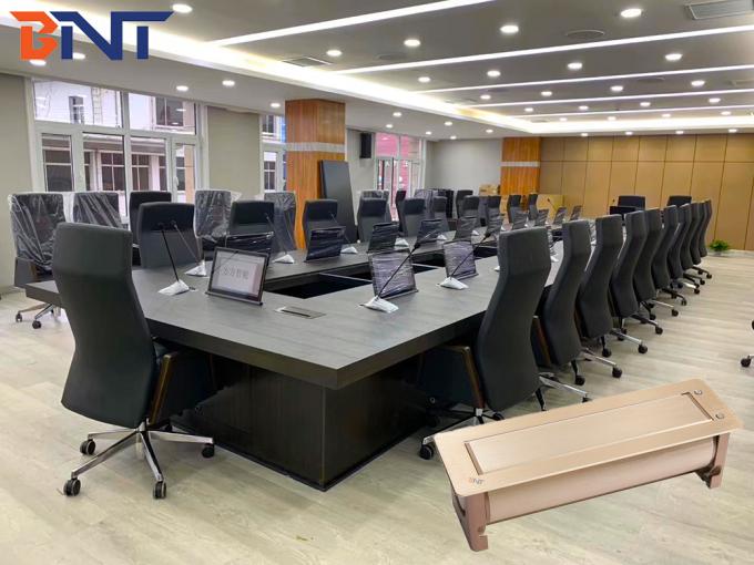 Conference Table Outlet With 3 Universal Power Plugs