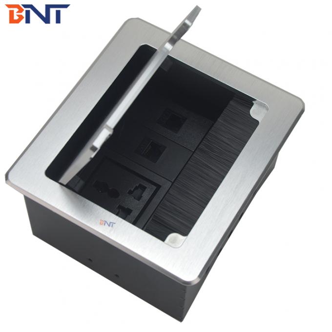 Modular Design Desktop Flip Up Power Outlet For Educational Training Room