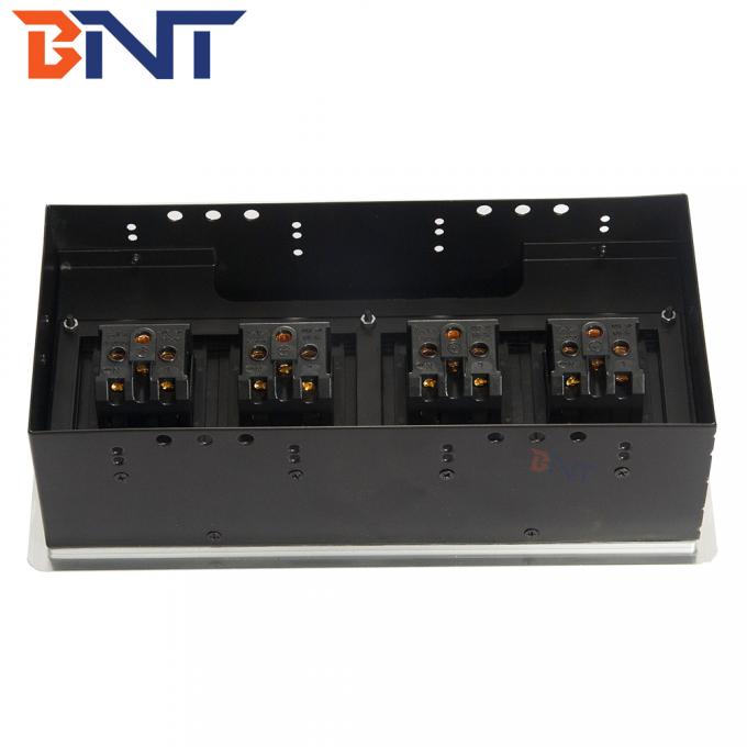 gold table flip up outlet with four universal power interface BF802