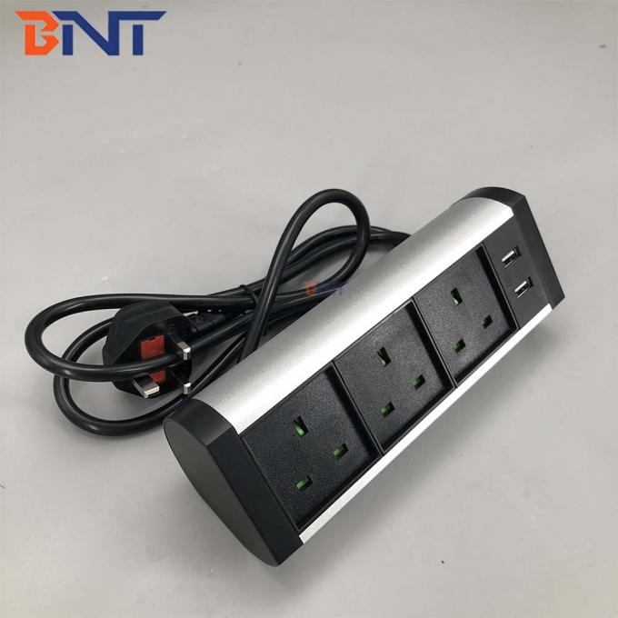 Wear Resistant Clamping Movable Desk Power Socket