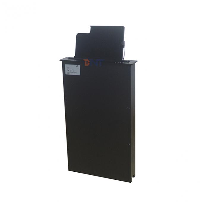 Wire Drawing Tabletop Motorized Computer Monitor Lift