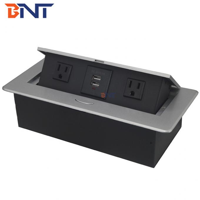 Zinc Alloy Concealed Mounted Power Outlet Sockets