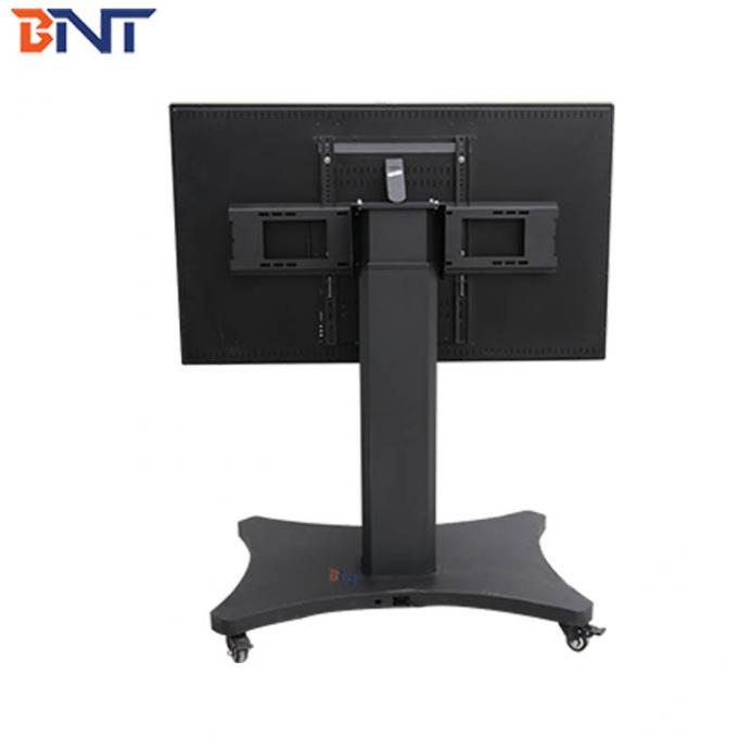 Electric Lifting Floor Standing Moving Tv Bracket Movable Wheels