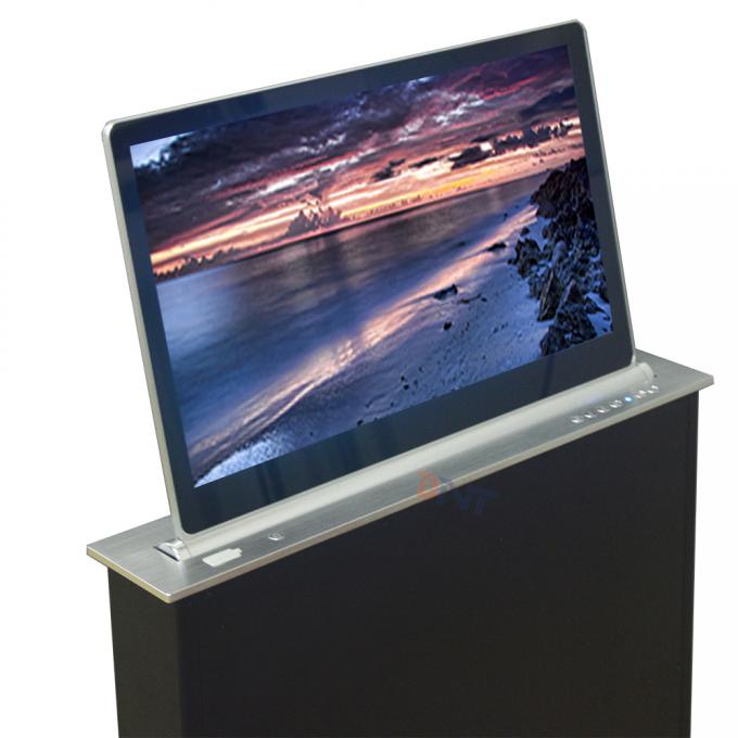 Lift Monitor Desk Lift 15.6 Inch Smart Hidden Motorized Lift Mechanism ...