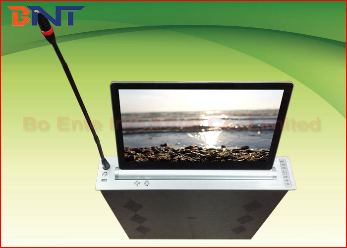 Conference Microphone LCD Monitor Lift with 18.5 Inch Ultra thin Screen ...