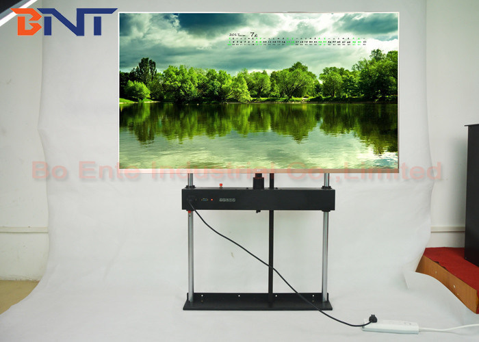 360 Degree Swivel Motorized TV Lift , RF Remote Control LCD TV Lift Stand