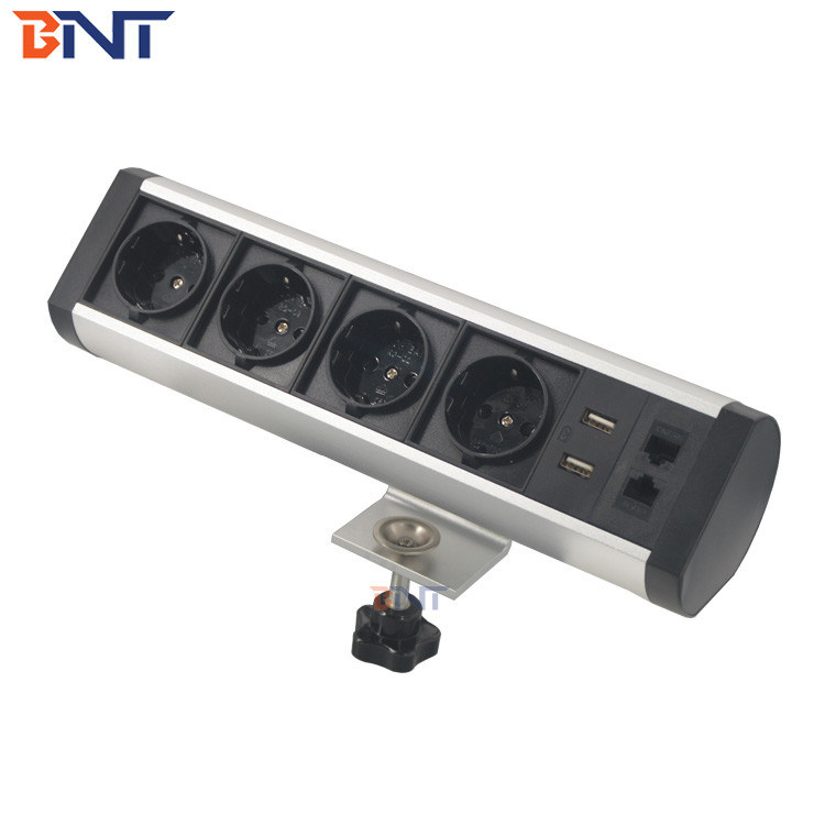 Boente eu power plug table edge clamping mounted desk socket / movable ...