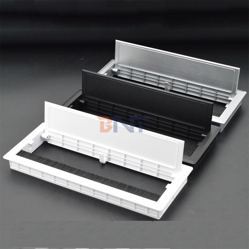Low price Plastic power cable management soft closing office desk wire ...