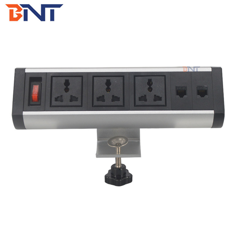 multifuncional table top outlet socket power strip/office desk mounted ...