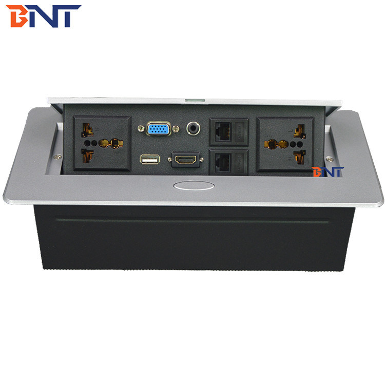 Oval Pop Up Button Desktop Flip Up Media Zinc Alloy Silver Connector ...