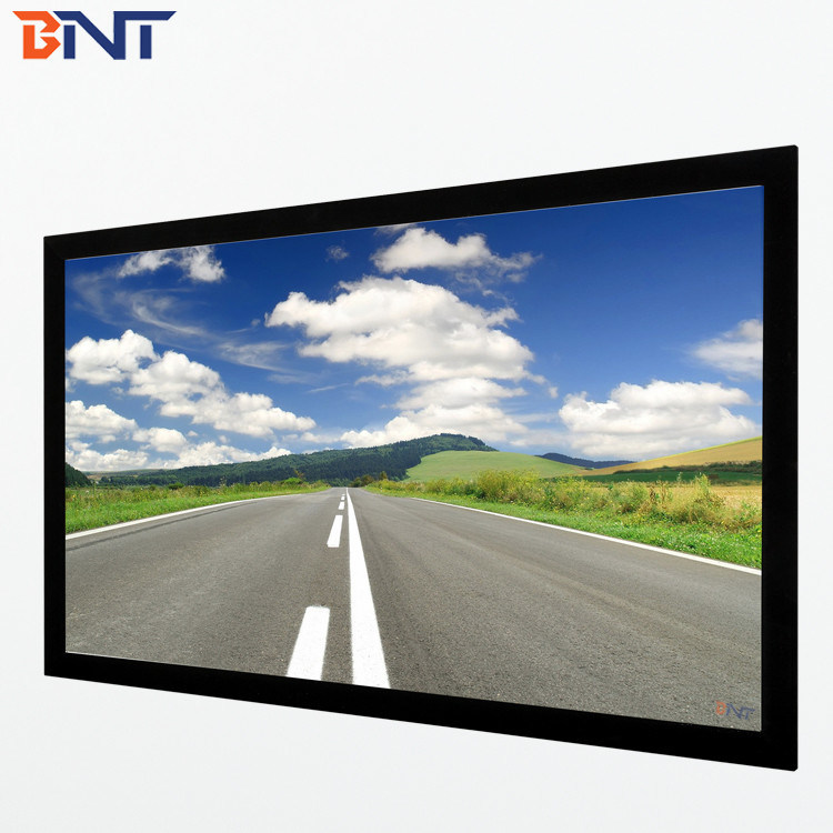 135 Inch Motorized Projector Screen , Damp Proof Large Electric ...