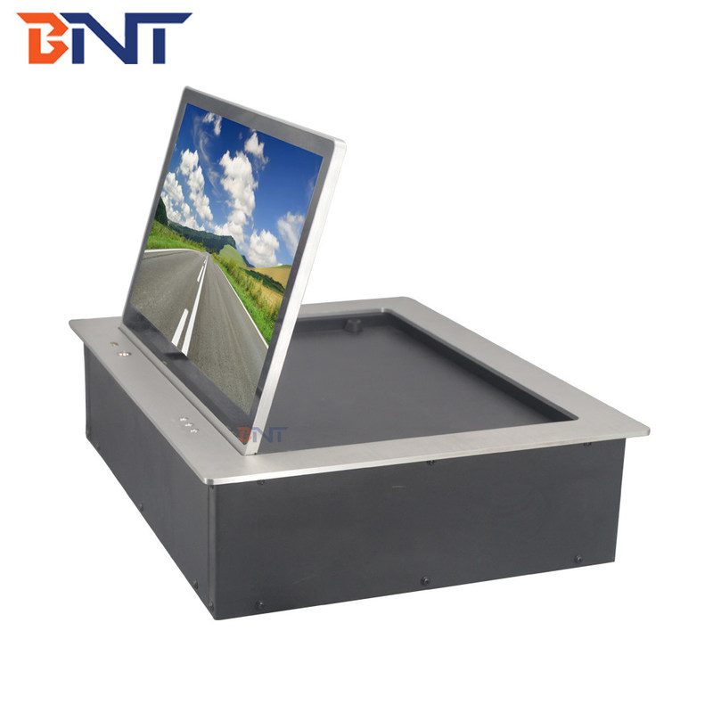 Smart Office Use Conference Room Motorized Monitor Lift With 15.6 Inch ...