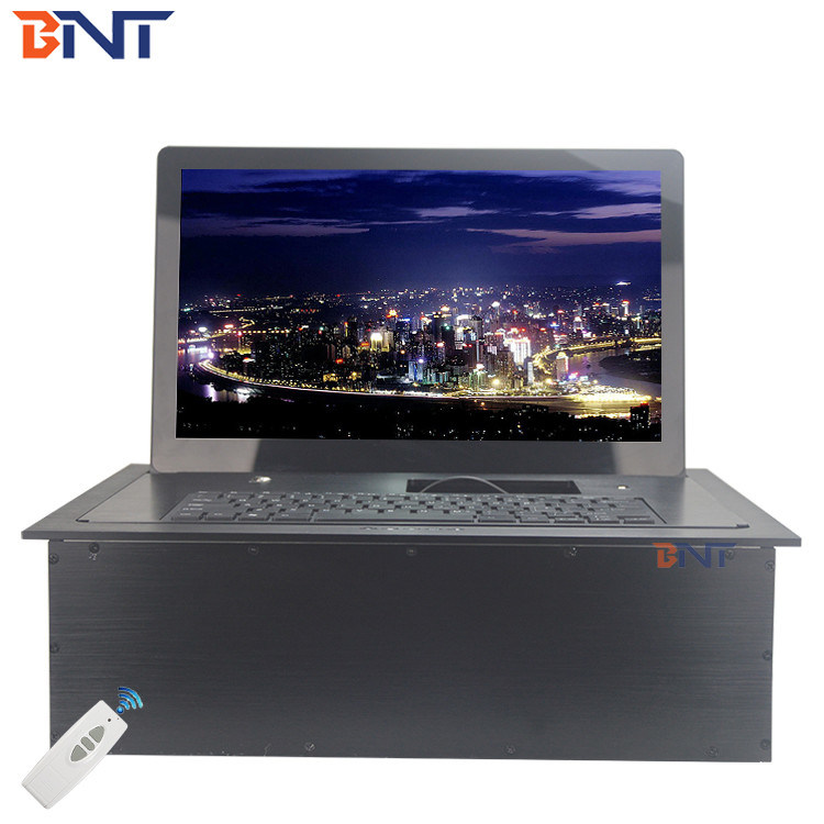 silver high quality with 18.5inch FHD screen computer desk electric lcd ...