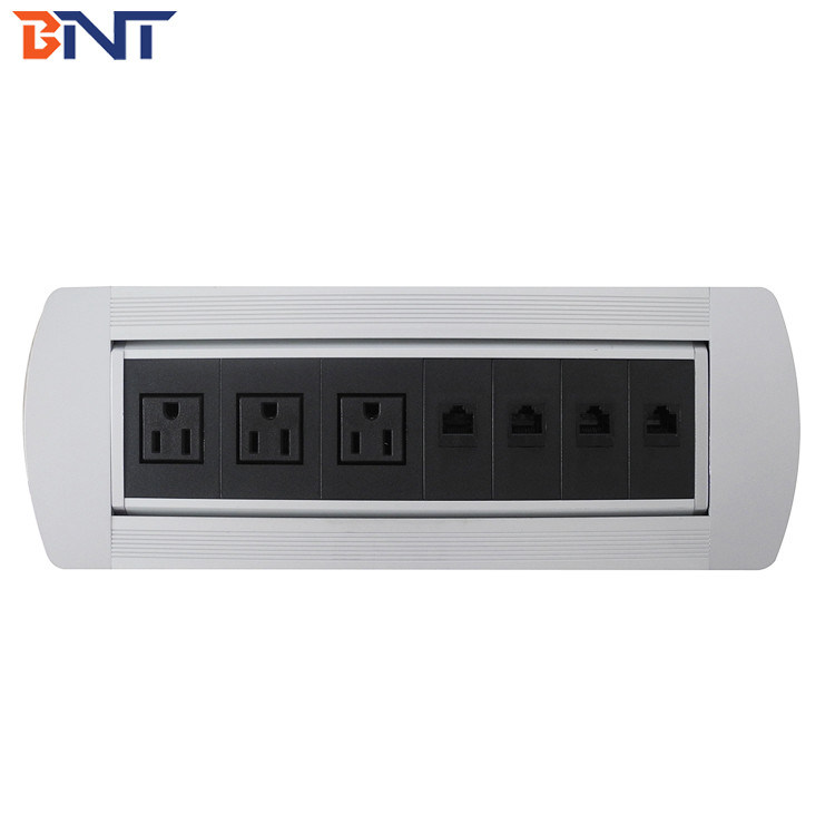 Conference Room Table Flip Up Power Data Connector With 110V~240V Rated ...