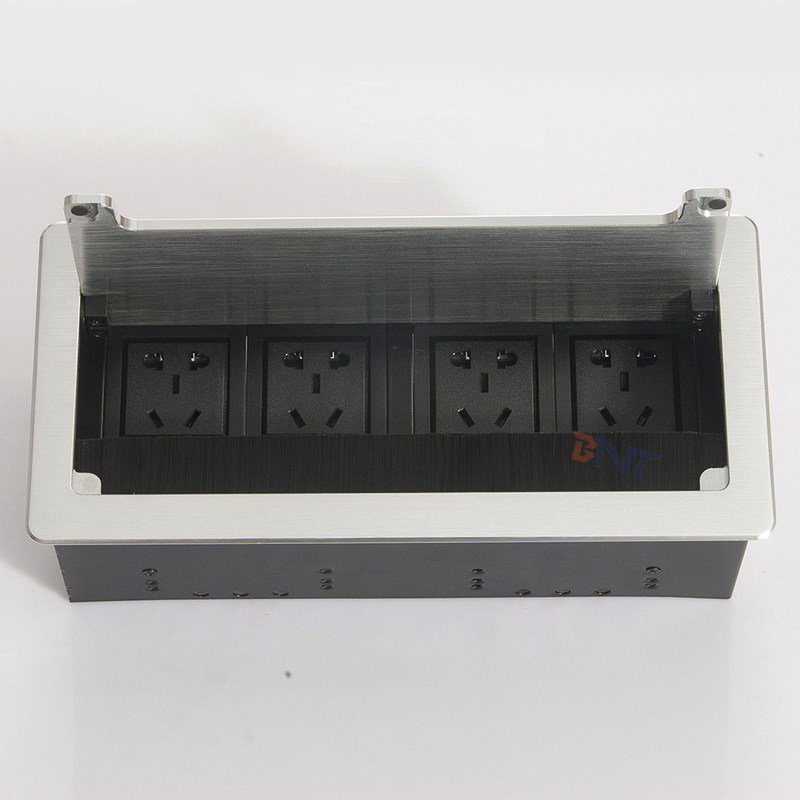 Smart Office Tabletop Socket Box Flush Mount Desktop Brush Socket For ...