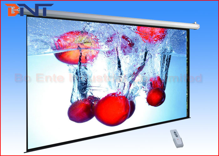 Pull Down Video Projection Projector Screen , 16 9 Projection Screen ...