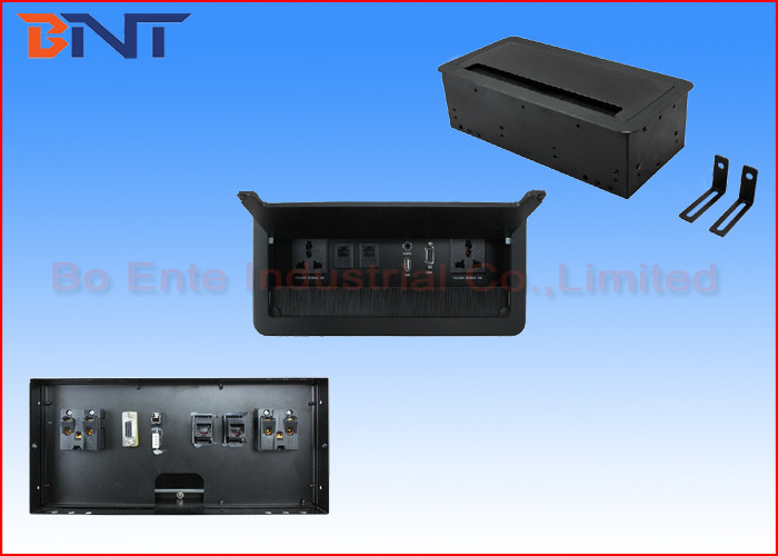 Manual Flip Up Power Outlet , Compact Table Top Electrical Outlets
