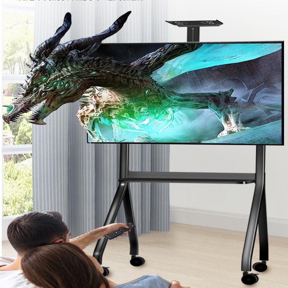 BNT single screen tv stand mobile cart available install device ...
