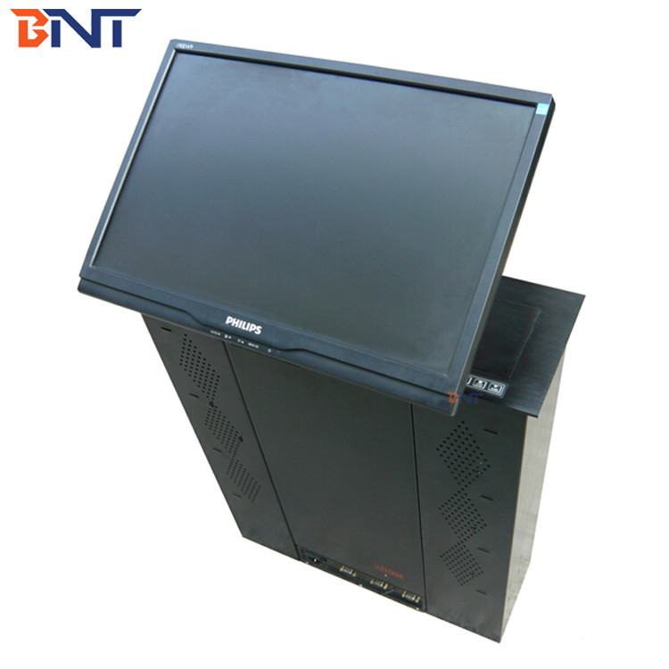 Desktop Computer Lift / Motorized Elevator Monitor Tilting Angle 45 ...