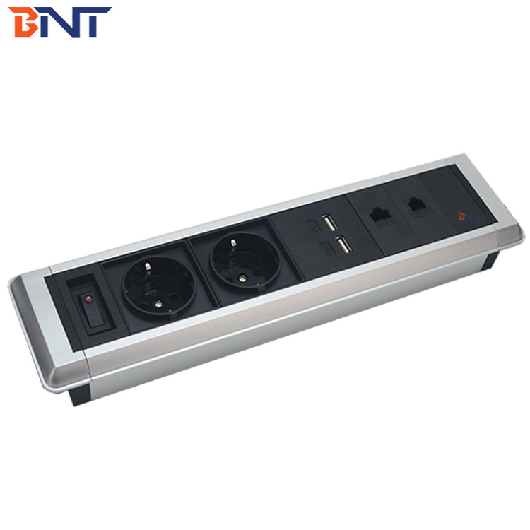 aluminum alloy material tabletop mount socket nice round edge corner ...
