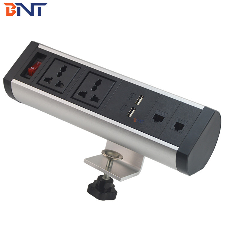 Conference Room Table Electrical Outlets With Double Universal Power ...