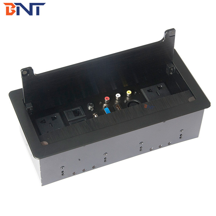 universal plug clamshell brush desk power socket cable grommet box ...