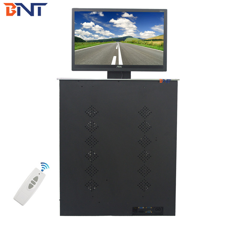 BNT Motorized LCD Monitor Lift For Conference System LCD Lifting Desk ...